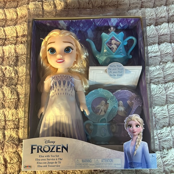 Disney | Toys | Disney Frozen Elsa With Tea Set | Poshmark